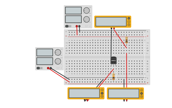 Circuit design 12주차 lab1-2 - Tinkercad