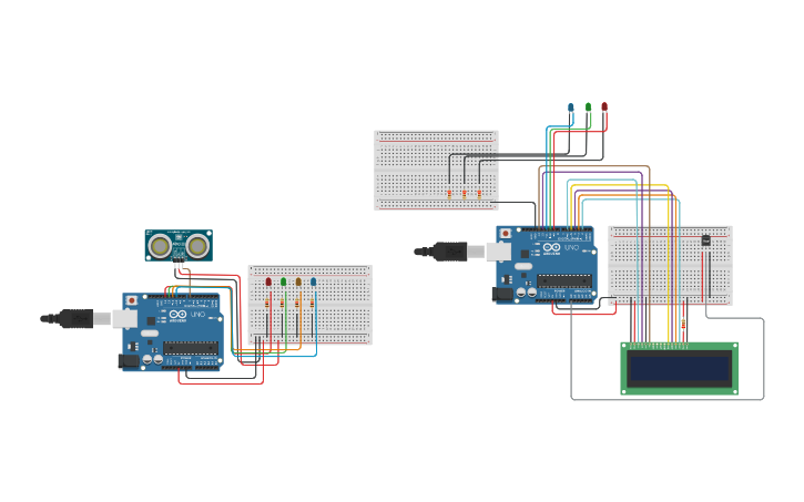 Circuit design Copy of Copy of Sensor de temperaturas | Tinkercad