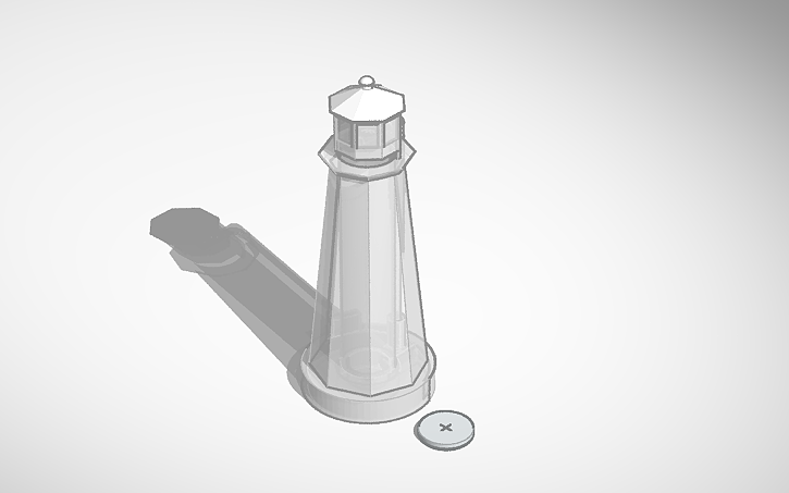 3D design Miniature Lighthouse for Pre-Recycling Coin Cell Batteries ...