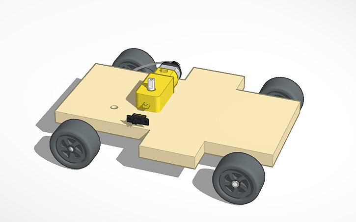 3D design Year 8 Hot Rod (Chassis Only) - Tinkercad
