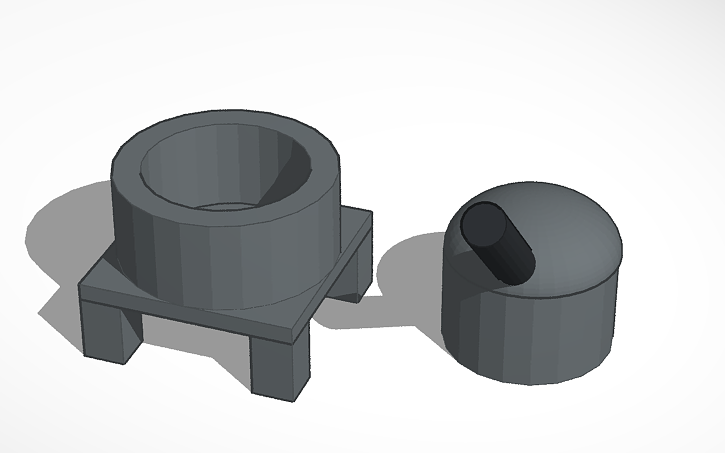 3D design Swiveling Turret - Tinkercad