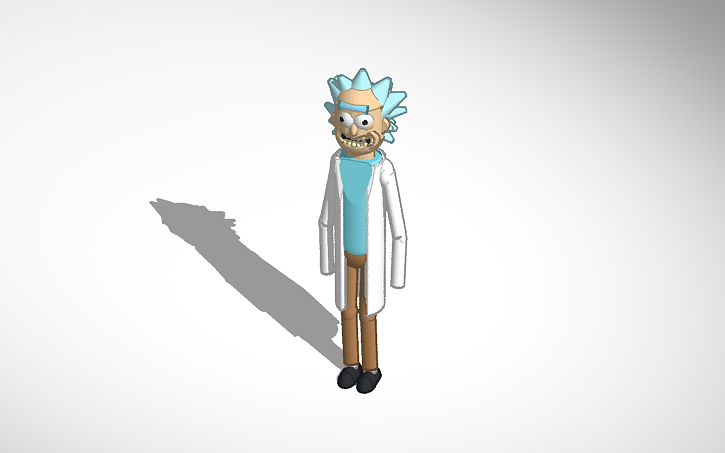 3D design Rick sanchez rick and morty - Tinkercad