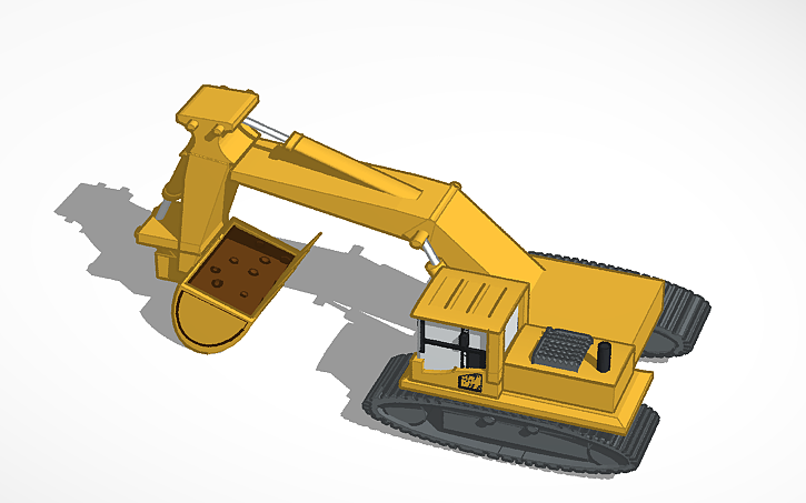 3D design Excavator - Tinkercad