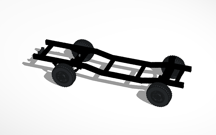 3D design Truck Chassis - Tinkercad