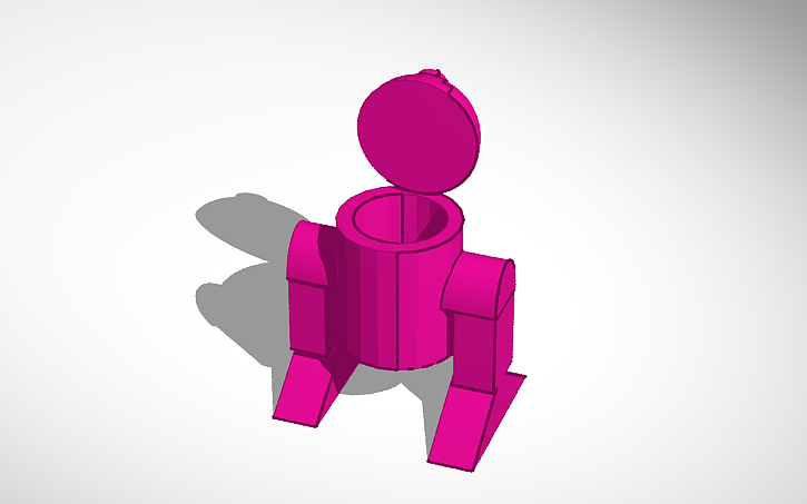 3D design Copy of R2-D2 Model | Tinkercad