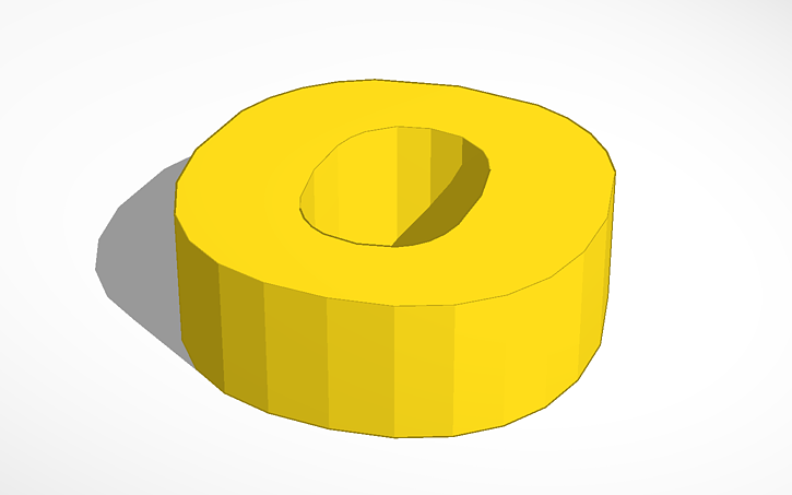 3D design letter o - Tinkercad