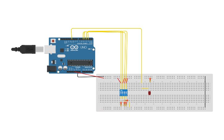 Circuit design Punto 5 - Tinkercad
