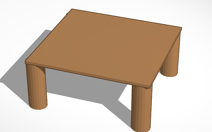3D design Table | Tinkercad