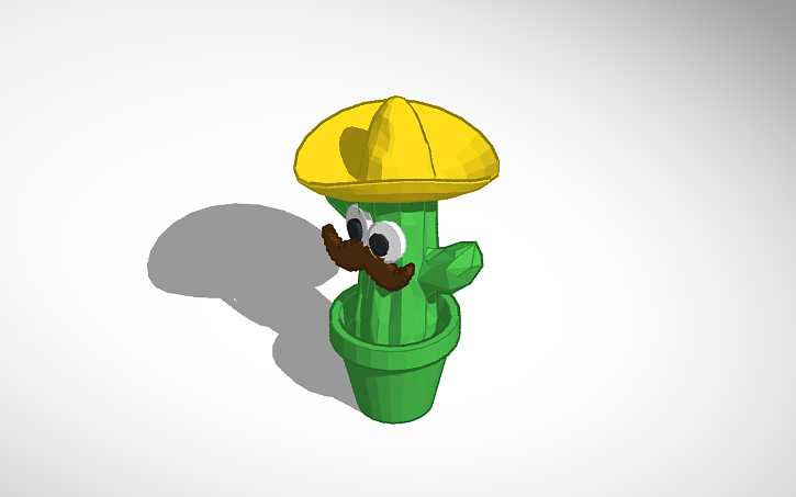 3D design Senior Bumbo Cactoni - Tinkercad