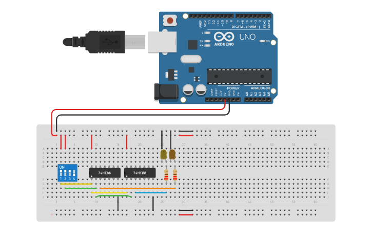 Circuit design Raihan Khalid Utia_1103194183_Modul2 | Tinkercad
