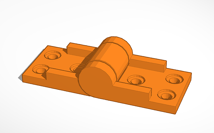 Tinkercad Tutorial How To Make A Hinge Youtube
