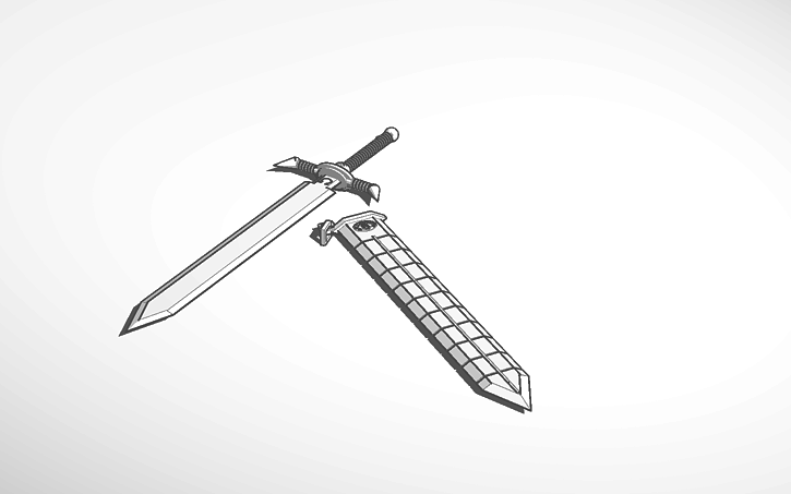 3D design The Omega Blade - Tinkercad