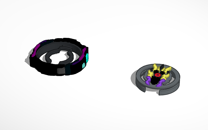 3D design SwitchFrame Beyblade: Dusk.Balkesh | Tinkercad