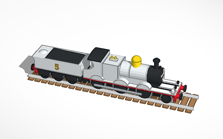 3D design TVS James The Silver Mixed-Traffic Engine (Class 28 Mogul ...