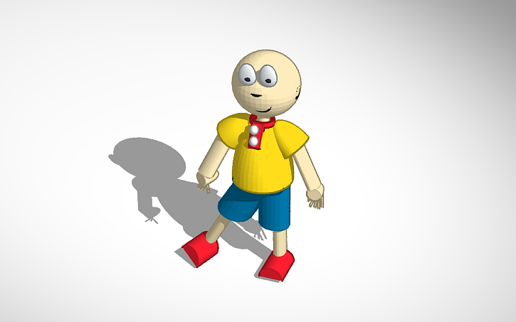 3D design Caillou - Tinkercad