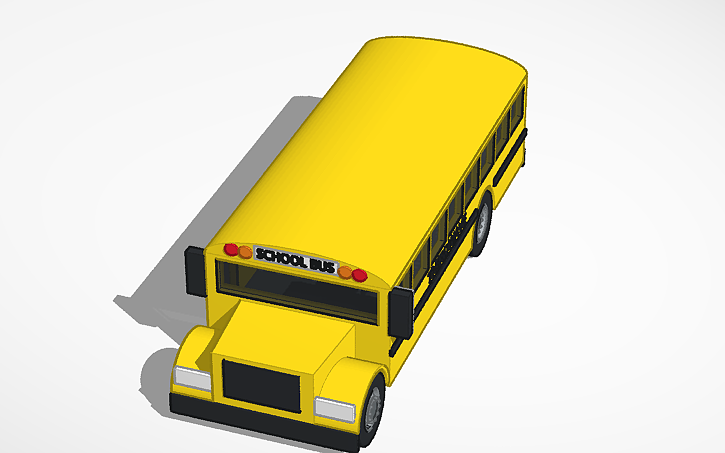 3D design School Bus - Tinkercad