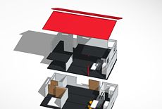 3D design contenedor house | Tinkercad