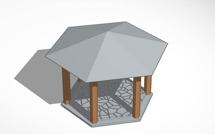 3D design Gazebo - Tinkercad