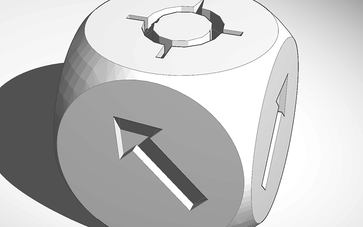 3D design Scatter DIe | Tinkercad