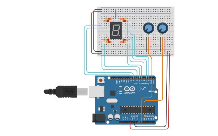 Circuit Design Joystick Tinkercad 