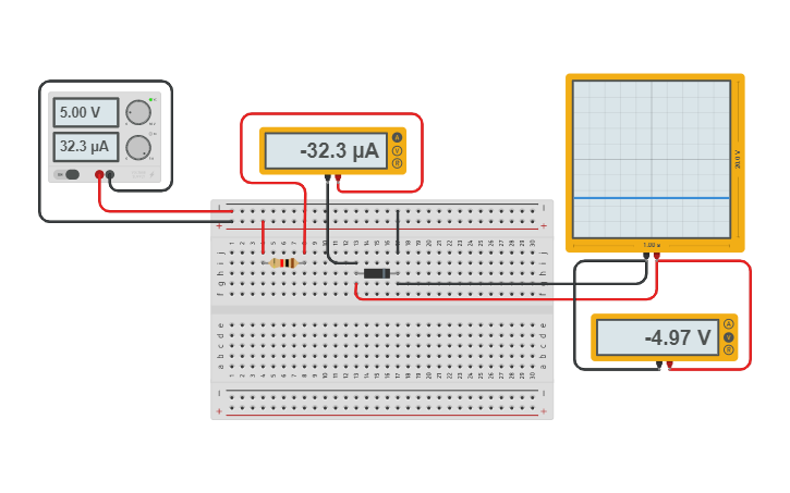 Circuit design Assignment 2 Zener Diode - Tinkercad