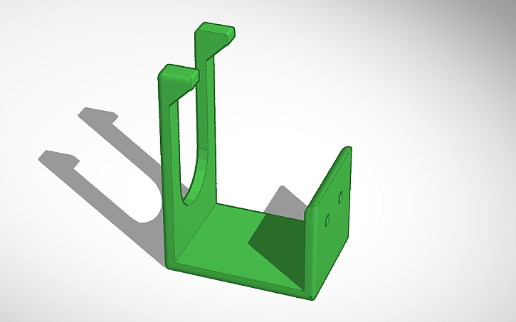 3D design Scan Gun Holder Top Mount - Tinkercad