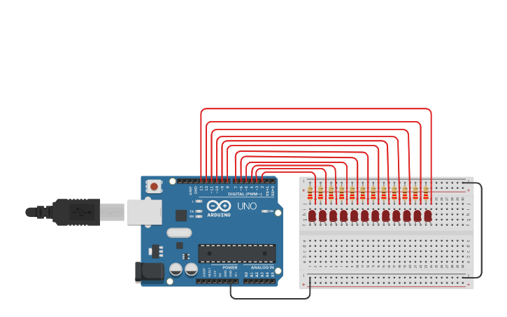 Circuit Design Task 22 For Loops Tinkercad