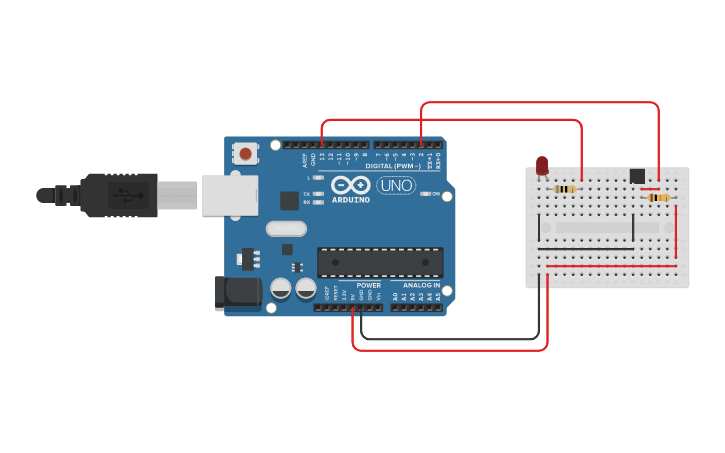 Circuit design Tilt Sensor | Tinkercad