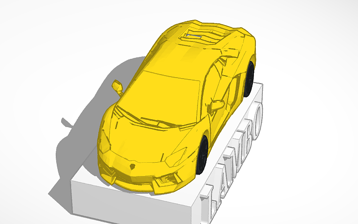 3D design Lambo | Tinkercad