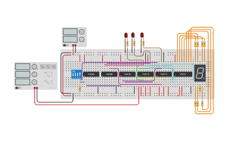 Circuit Design Up And Down Counter And Register Tinkercad