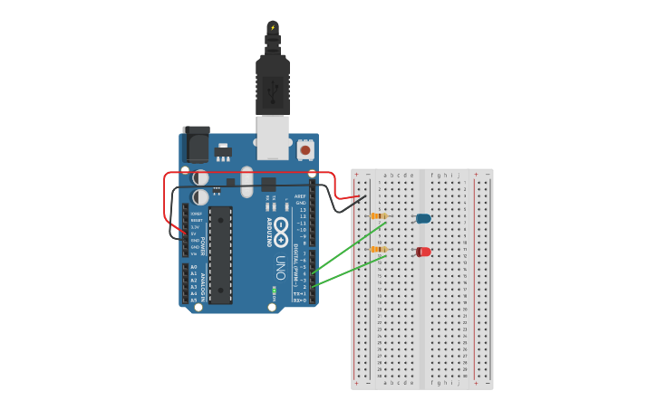 Circuit design quiz - Tinkercad
