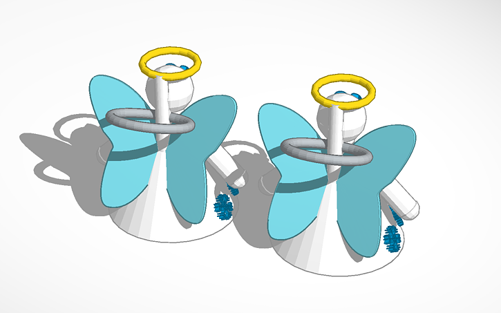3D design Angel Ornament Miniature | Tinkercad
