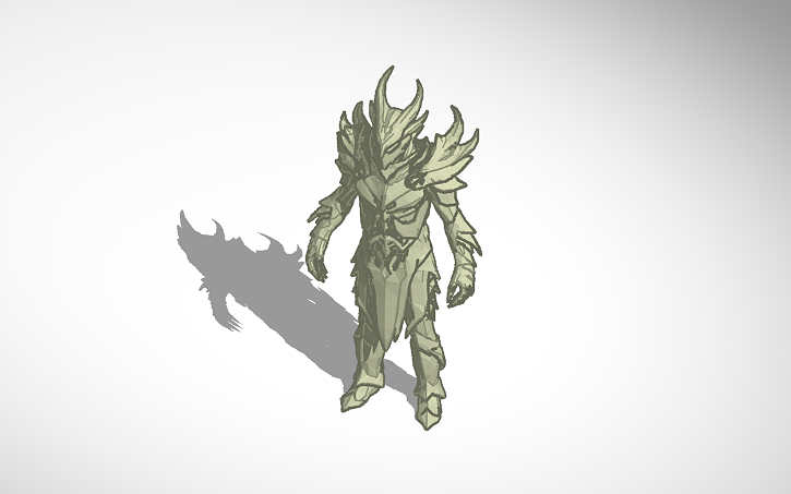 3D design deadric armor full - Tinkercad