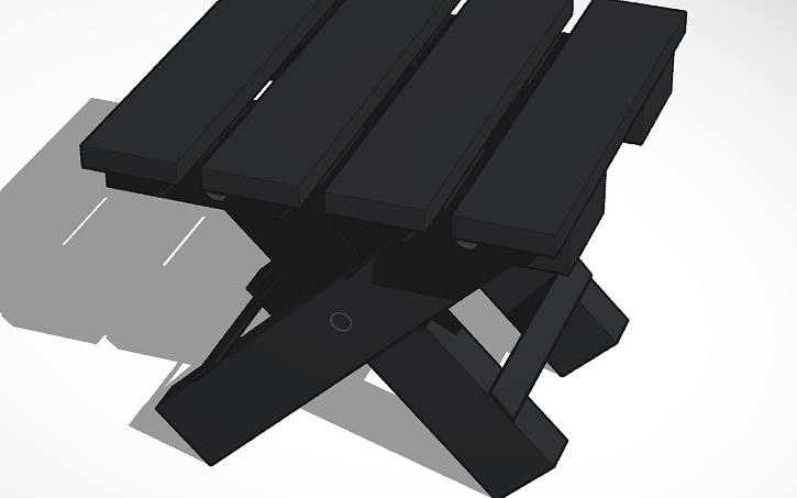 3D design Stool - Tinkercad