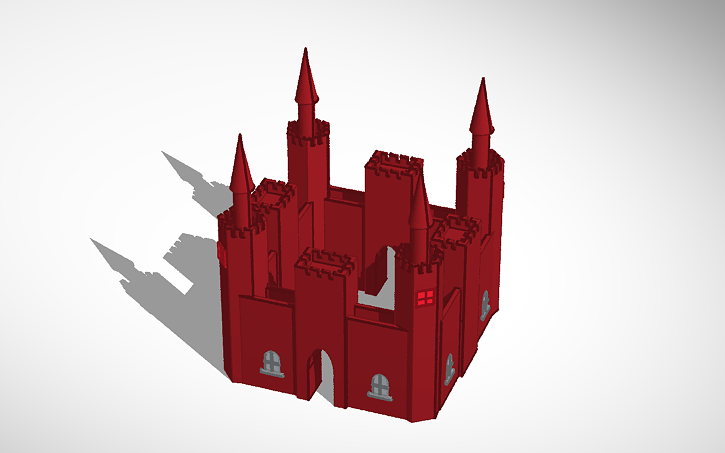 3D design castle | Tinkercad