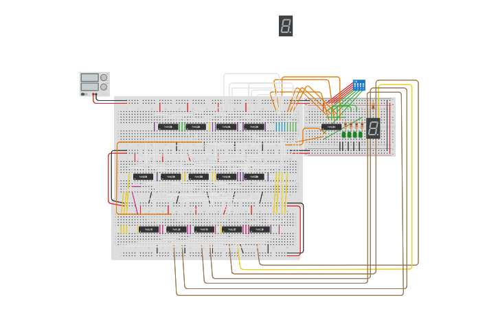 Circuit design Copy of main hex - Tinkercad