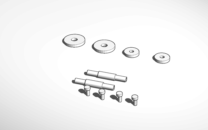 3D design Wheel Base - Tinkercad