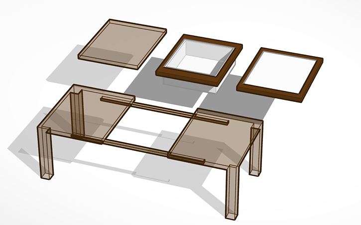 3D design TABLE DESIGN | Tinkercad