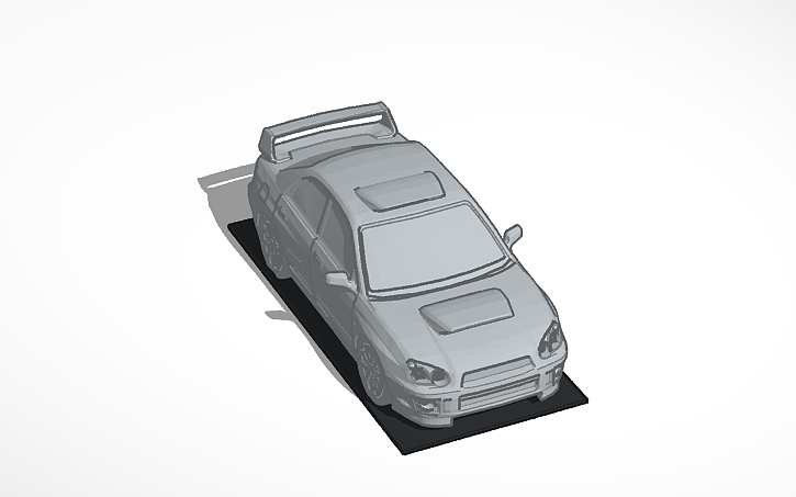 3D design Subaru Impreza WRX STi | Tinkercad