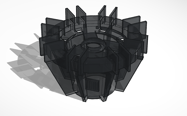 3D design TREVOR IRON MAN ARC REACTOR - Tinkercad