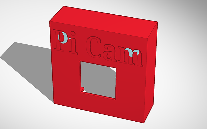 3D design Raspberry Pi Camera 3 Pan Tilt Bracket - Tinkercad