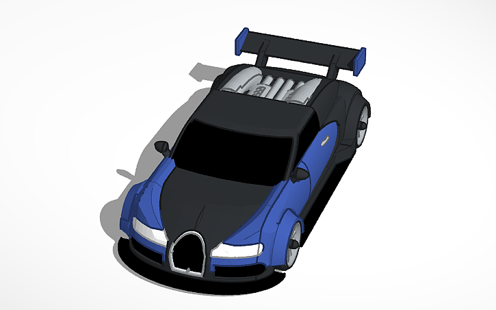 3D design Bugatti Veyron LB - Tinkercad
