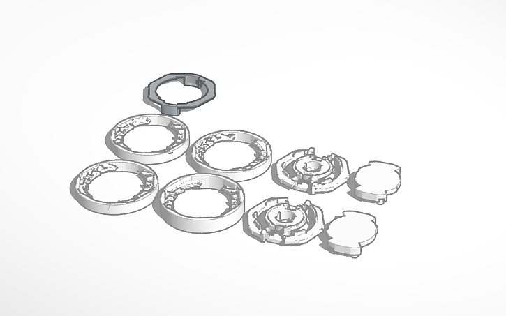 3D design Make-on-me: Beyblade DB Template - Tinkercad