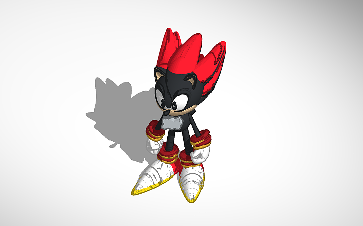3D design shadow The Hedgehog UPDATED! | Tinkercad