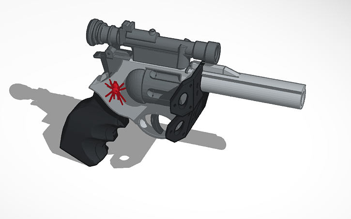 3D design Copy of Black Widow Revolver | Tinkercad