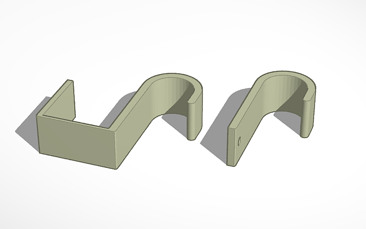 3D design Wall Hook - Tinkercad