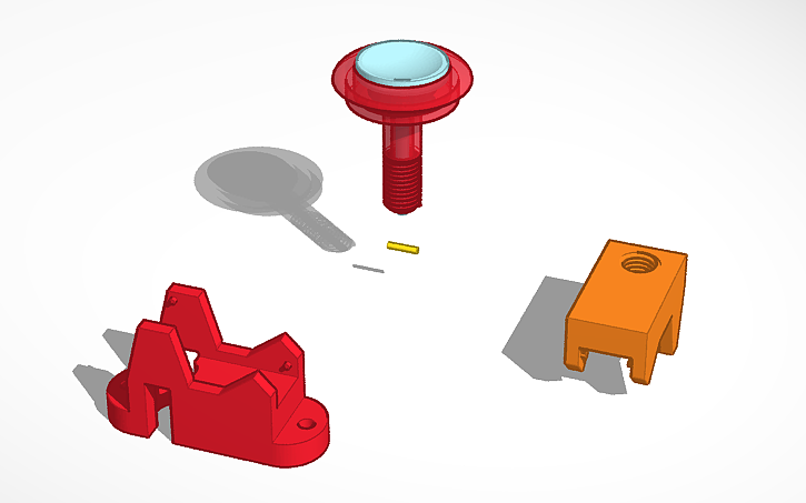 3D design Gottlieb Pinball Button - Tinkercad