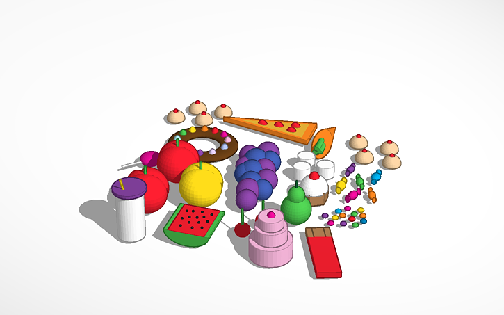 3D design food - Tinkercad