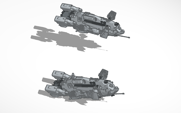 3D design UN Denver-Class Cruiser - Tinkercad