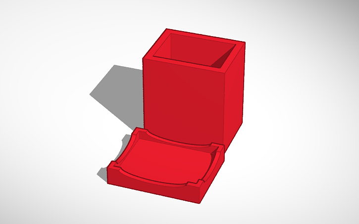 3D design Simple Magic The Gathering Deck Box - Tinkercad